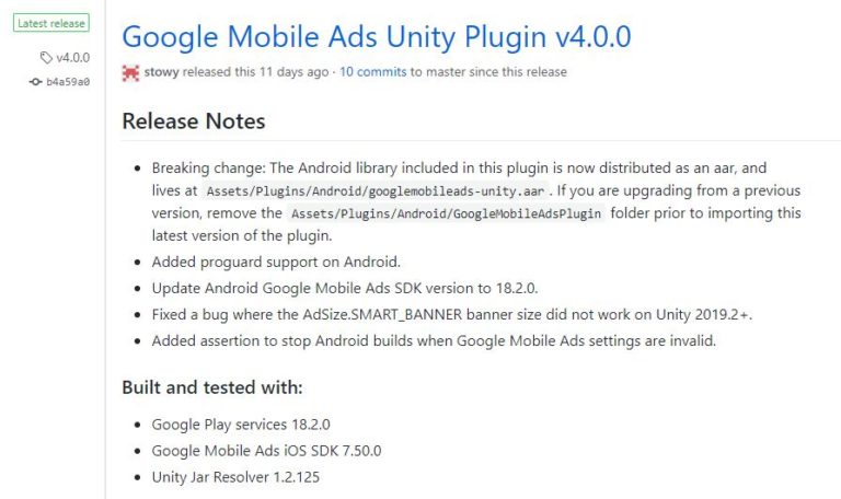 Unity2019.2.7f と Google Mobile Ads Unity Plugin v3.18の組み合わせはクラッシュの元とUnity2019.1.3fのバグメモ | Comic ...